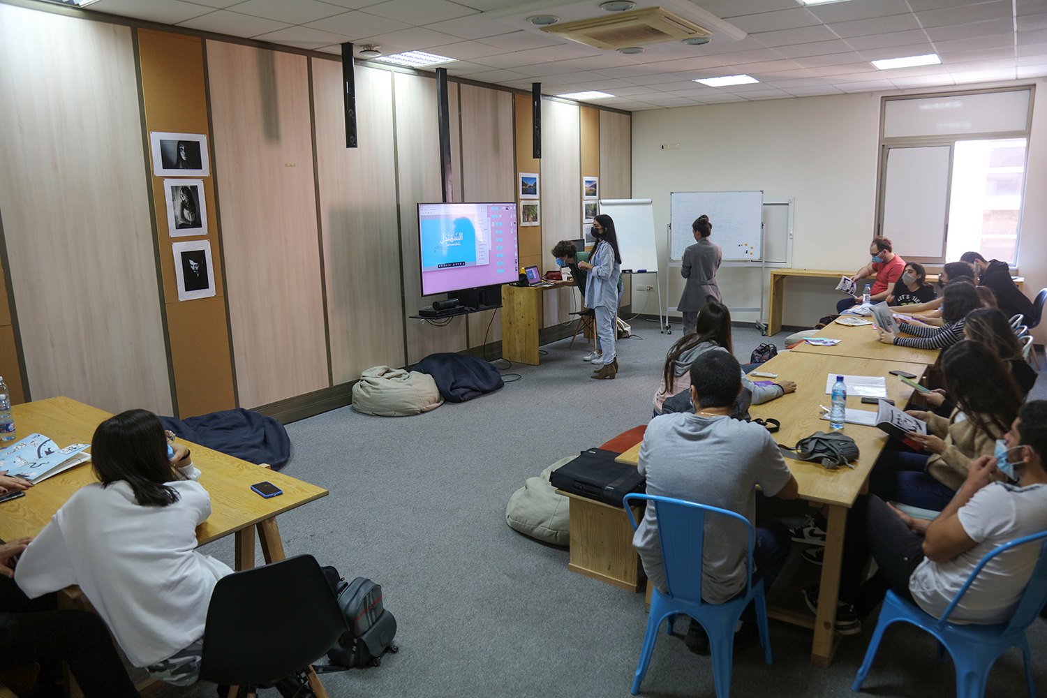 Samandal Artists Meet UA Students | Antonine University